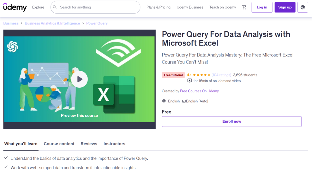 كورس Power Query لتحليل البيانات في Excel ( مجاني ) - تعليم اللغة ...
